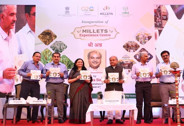 Agriculture Minister Narendra Singh Tomar Launches Millets Experience ...