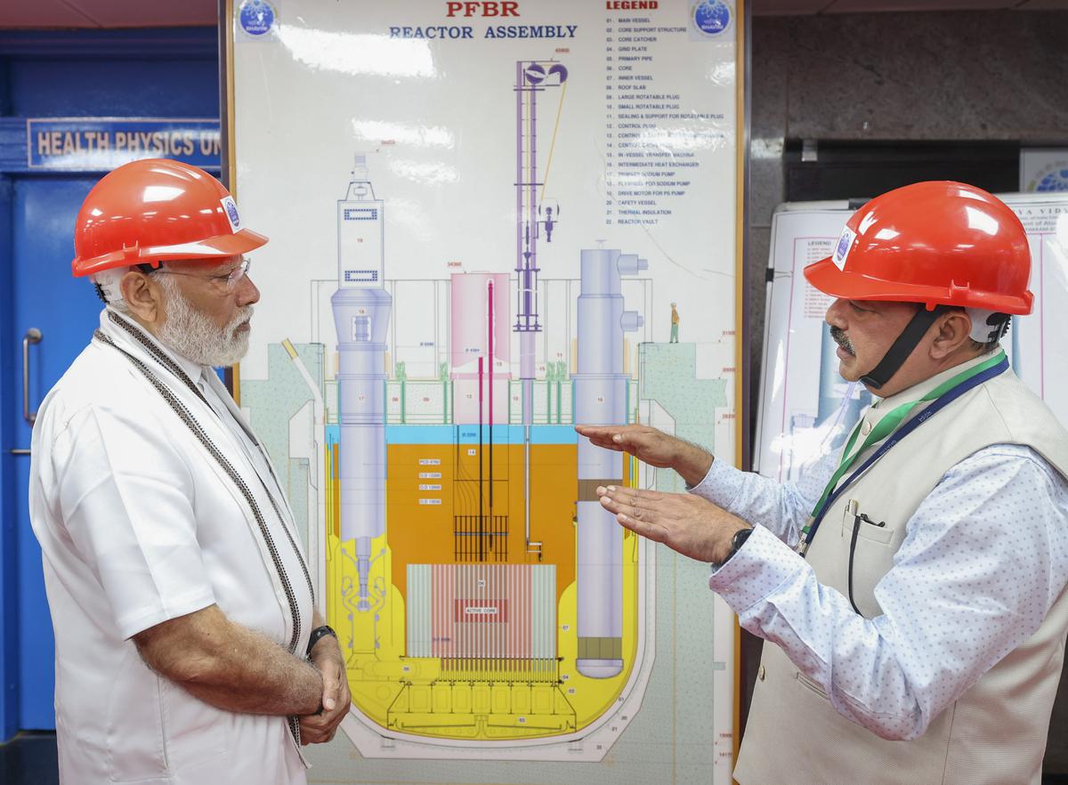 India's First Indigenous Prototype Fast Breeder Reactor At Kalpakkam ...