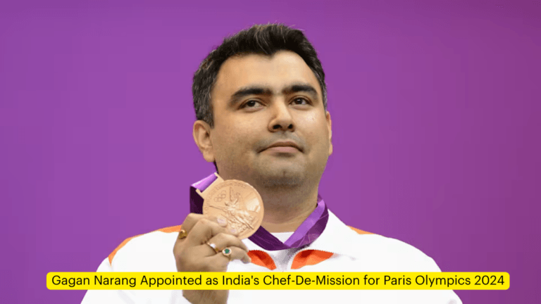 Gagan Narang Appointed As India's Chef De Mission For Paris Olympics ...