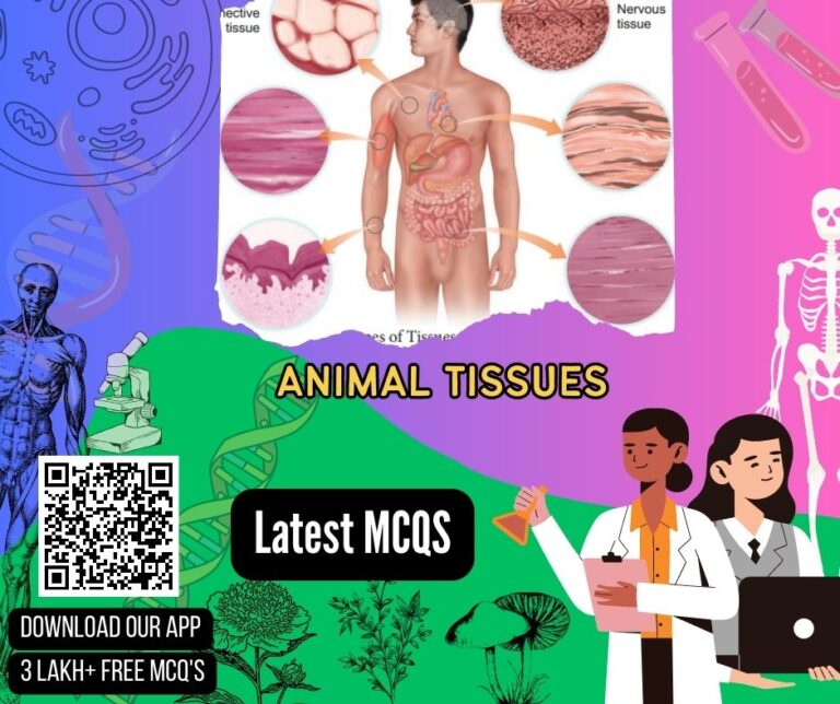 Animal Tissues - Biology GK MCQ - MCQs Multiple Choice Questions
