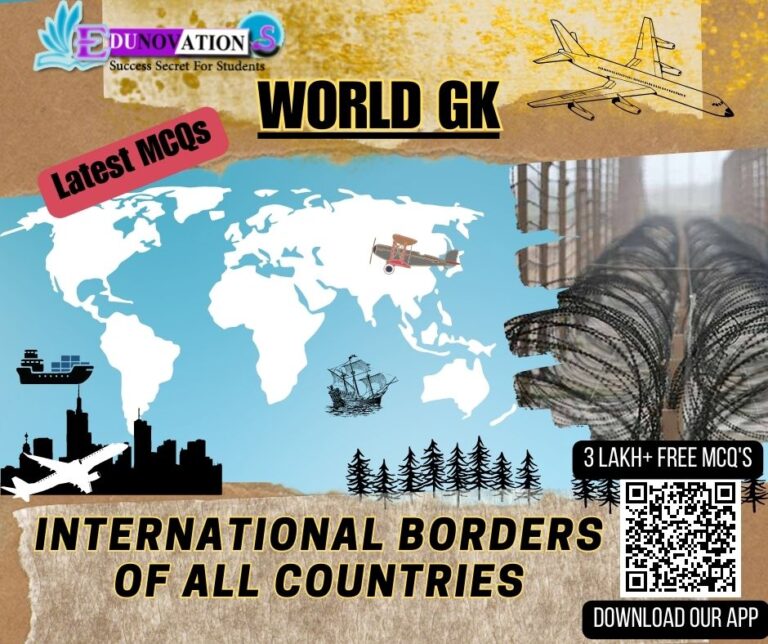 International Borders Of All Countries - World General Knowledge GK MCQ ...