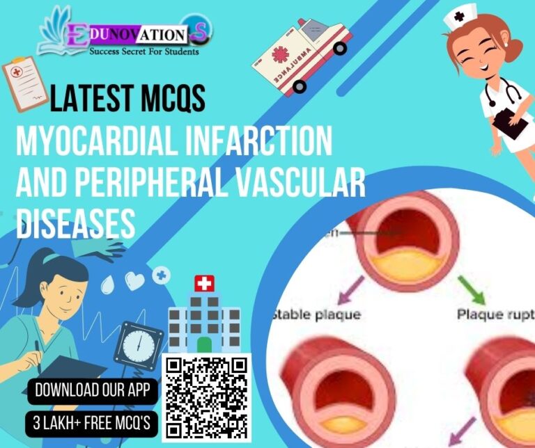 Myocardial Infarction And Peripheral Vascular Diseases - Nursing GK MCQ ...