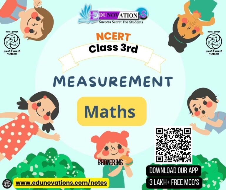 NCERT Class 3 Maths MCQ : Measurement - MCQs Multiple Choice Questions